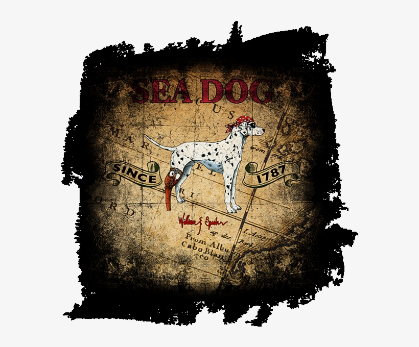 Treasure Map T-shirt - Sea Dog Wiggle Lure Shirt PNG Image ...