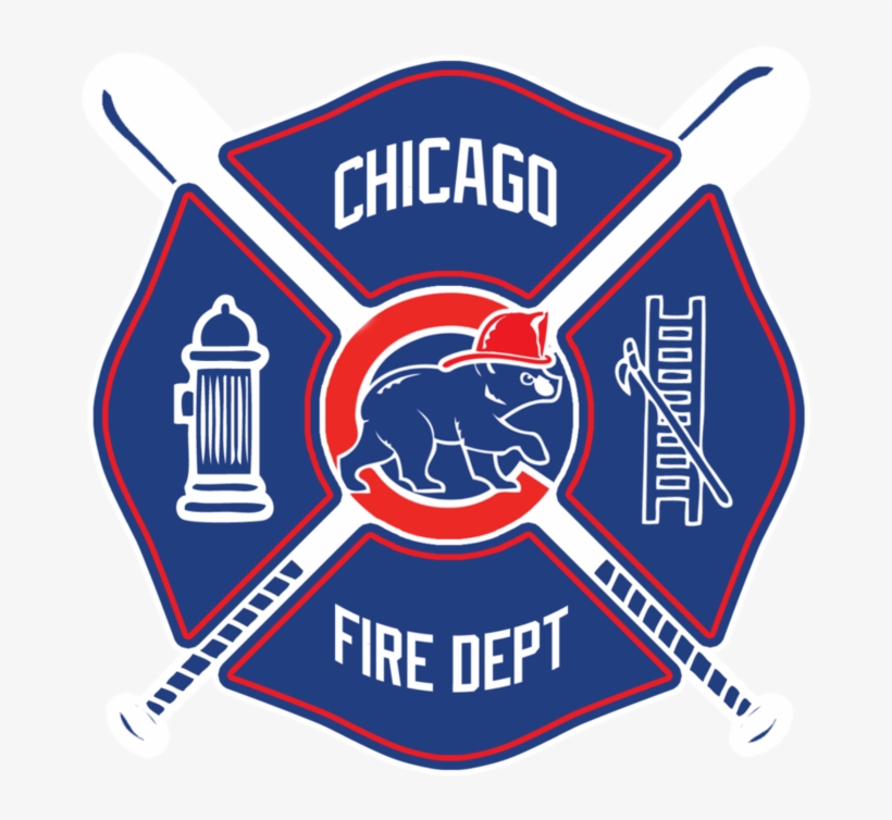 Chicago Fire Dept Cubs Baseball Shirt 3 By Mars1566 - Chicago Cubs PNG ...