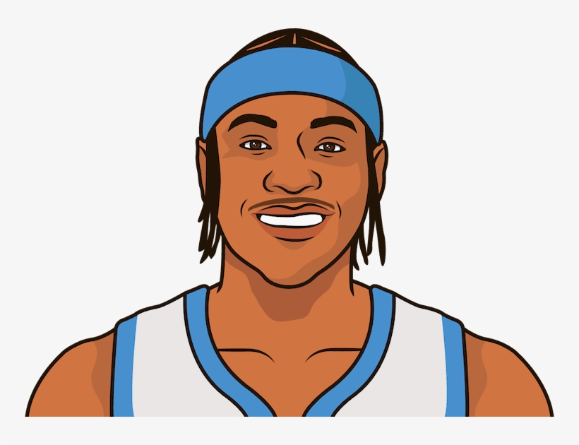 Cartoon Basketball Player Carmelo Anthony