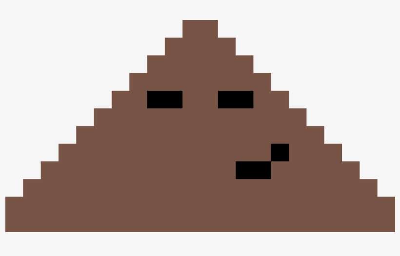 Poop Emoji - Clock Pixelated PNG Image | Transparent PNG Free Download ...