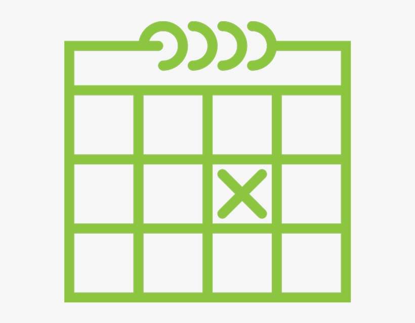 Calendar Icon Green