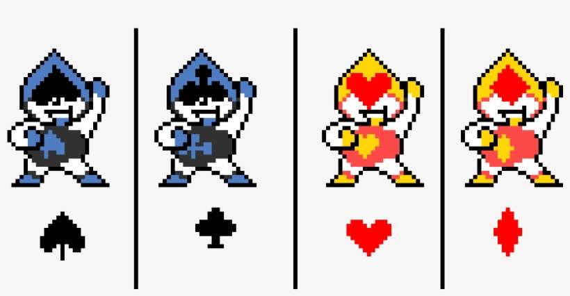 Download 4 Different Playing Card Versions Of Lancer - Deltarune ...