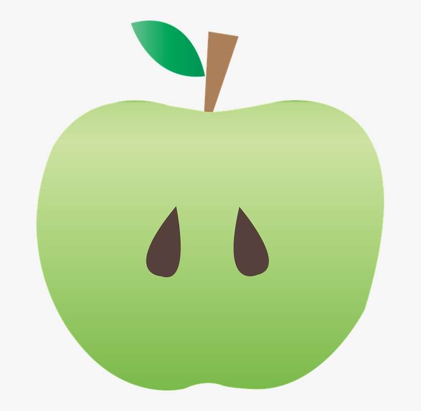 Guava Clipart Green Apple - Pit Van Een Appel PNG Image | Transparent ...