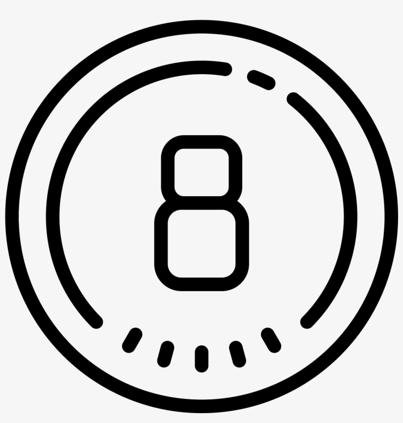 8 В Кружке Icon - Circle PNG Image | Transparent PNG Free Download on ...