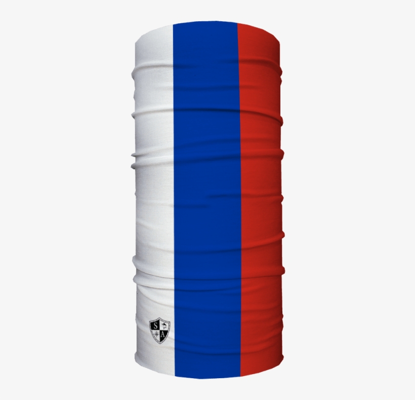 Russian Flag Face Shield Russia Red White Blue Neck - Cylinder PNG ...