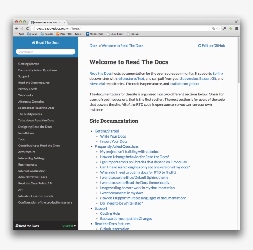 A New Theme For Read The Docs - Readthedocs Github Integration PNG Image | Transparent PNG Free ...