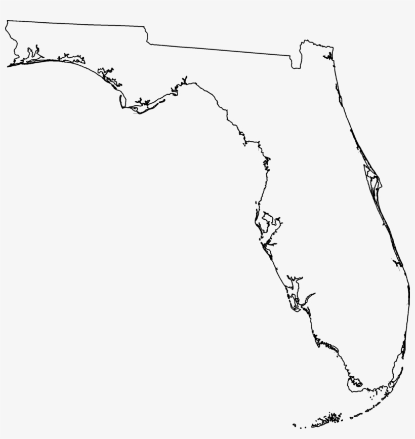 Download Florida Shape Png - Florida Outline | Transparent PNG Download ...