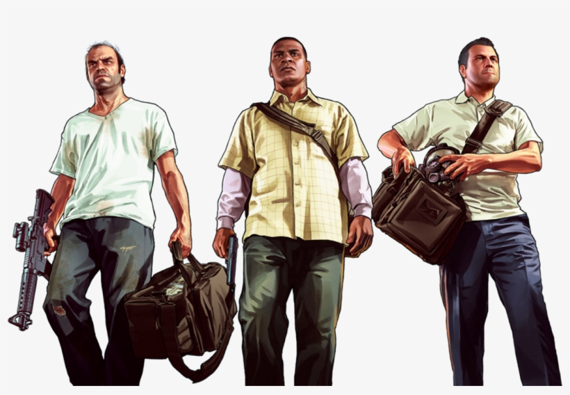 Gta 5 Personnage Png - Trevor Franklin Or Michael PNG Image | Transparent PNG Free Download on ...