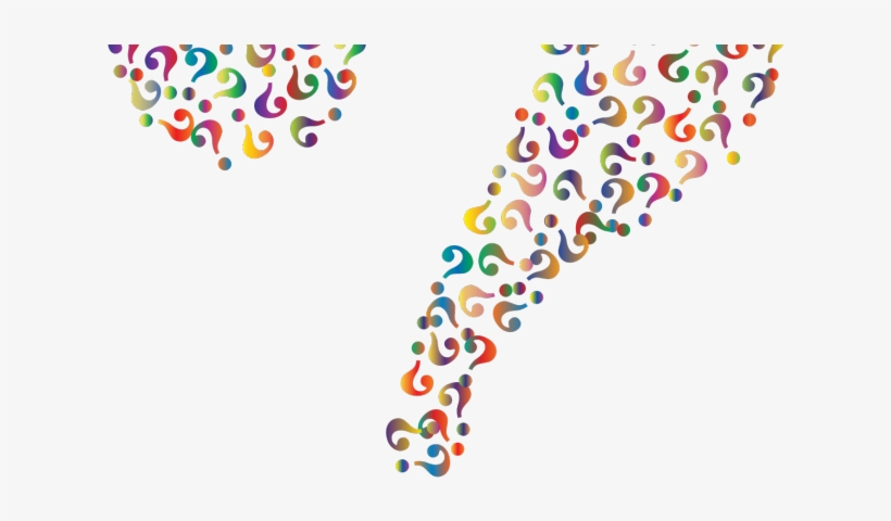 Confetti Clipart Clear Background - Question Mark With Transparent ...