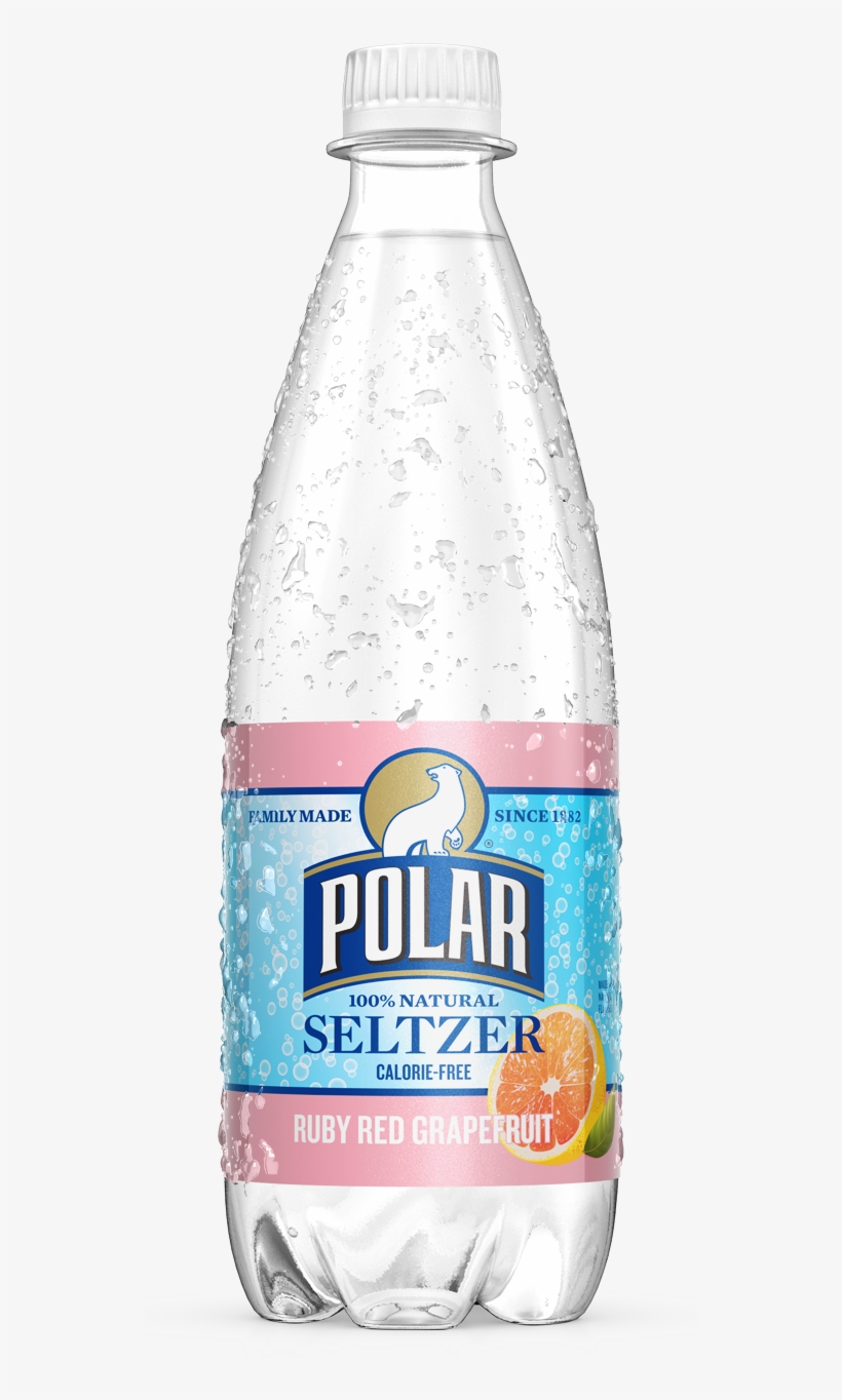 Healthy Office Drinks, Polar Seltzer Grapefruit - Beer Bottle PNG Image ...