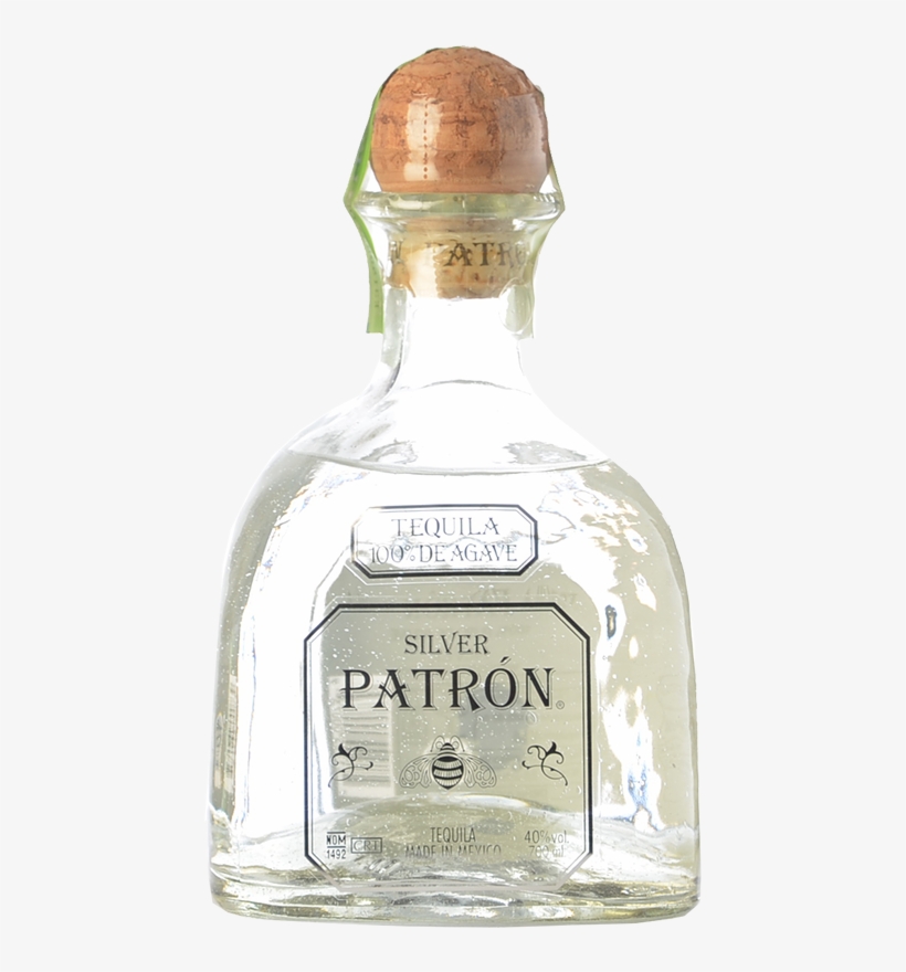 Patrón Silver - Glass Bottle PNG Image | Transparent PNG Free Download ...