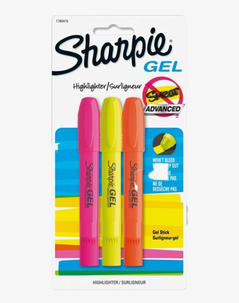 Sharpie Gel Highlighters - Sharpie Gel Highlighter PNG Image ...