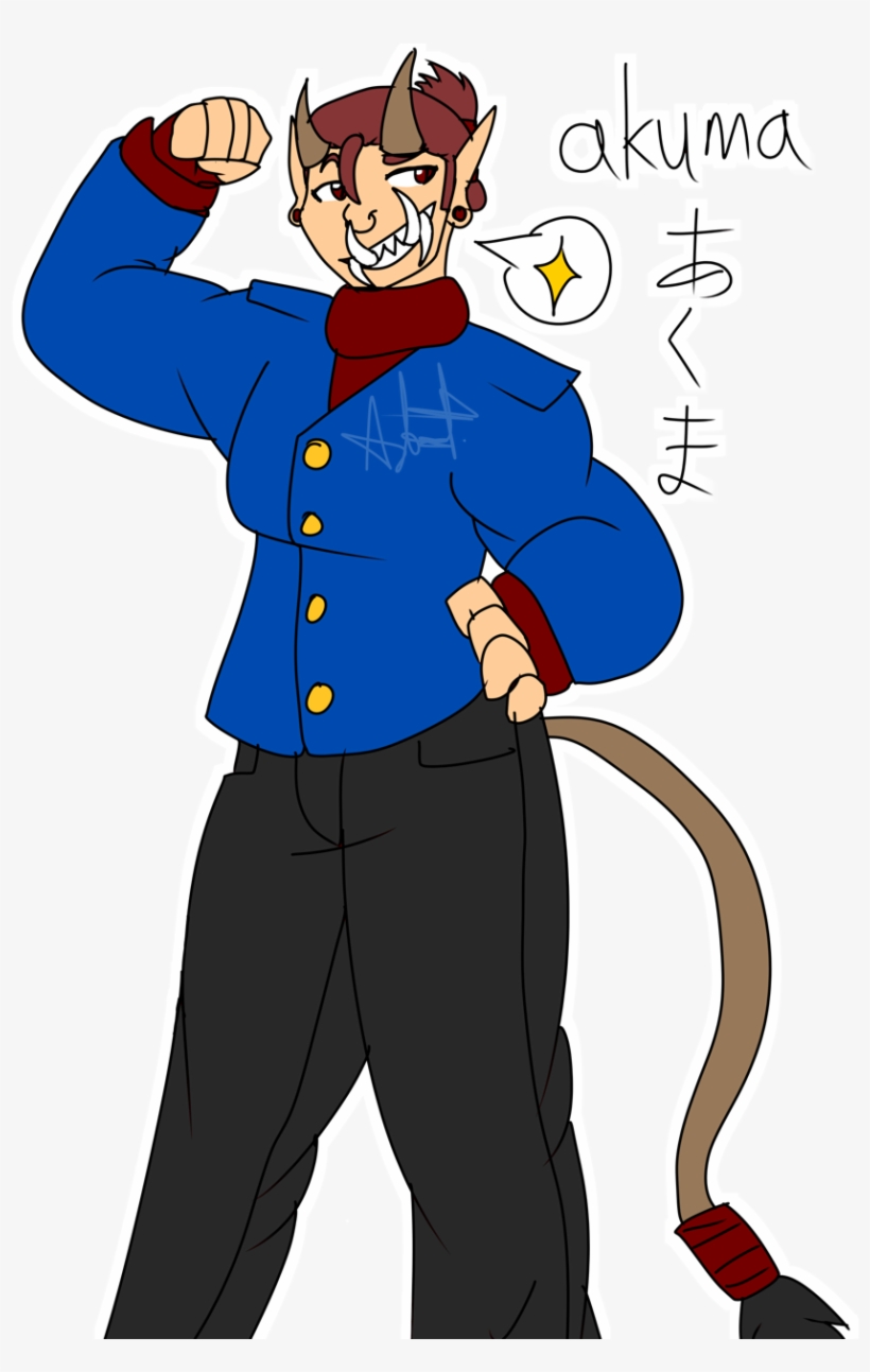 Akuma Badge Name - Cartoon PNG Image | Transparent PNG Free Download on ...