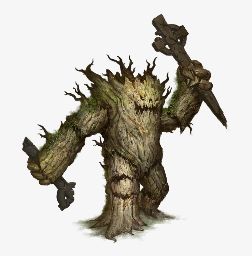 Murderous Cúlaítar, Beast Of Lagáin Forest - Tree Beast PNG Image ...