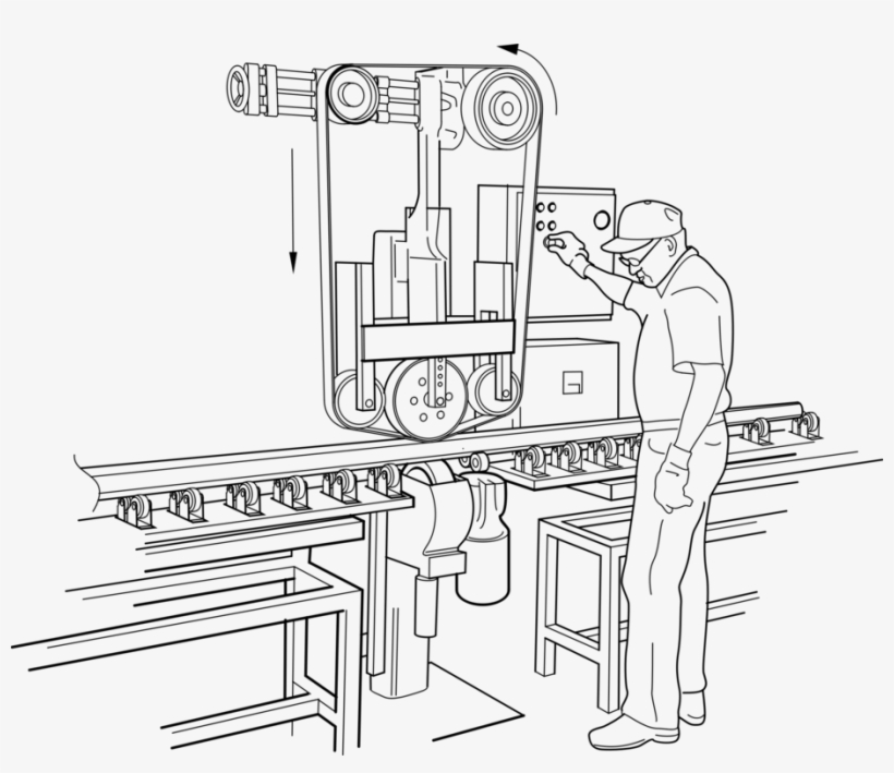 Factories Black And White Clipart