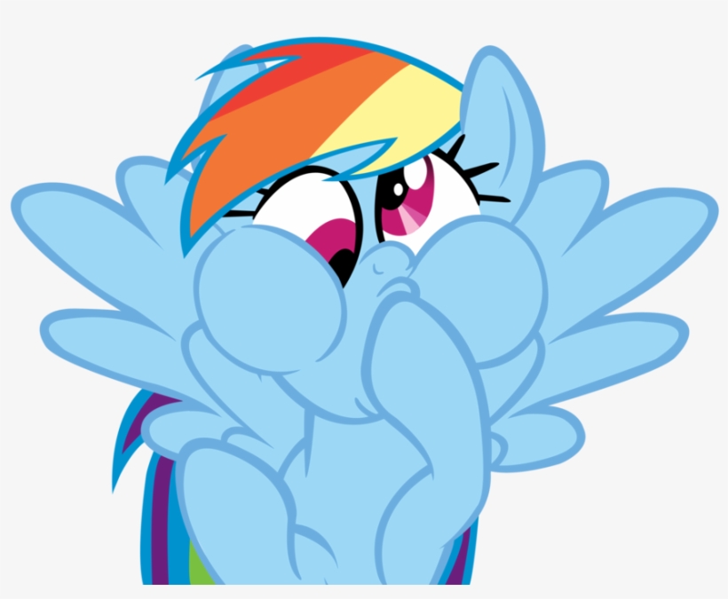 Rainbow Derp Vector By Mylittleluckywish - My Little Pony Hi PNG Image ...