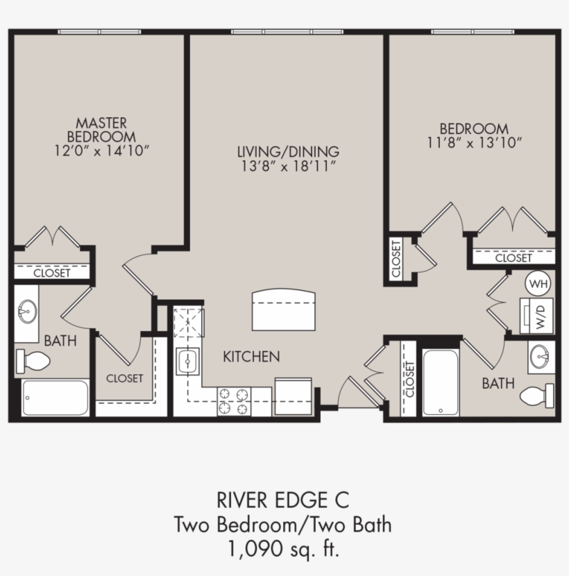 River Edge C - Floor Plan PNG Image | Transparent PNG Free Download on ...
