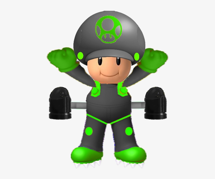 Download Robo Green Toad - Super Mario Green Toad | Transparent PNG ...