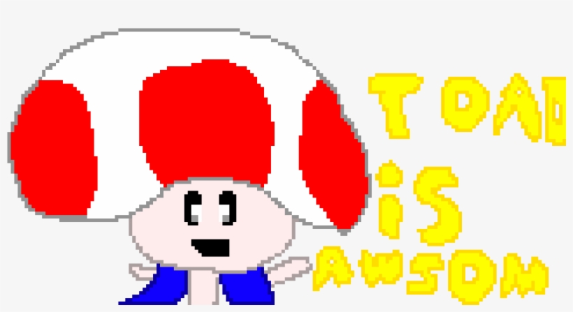 Toad Is Awesome - Cartoon PNG Image | Transparent PNG Free Download on ...