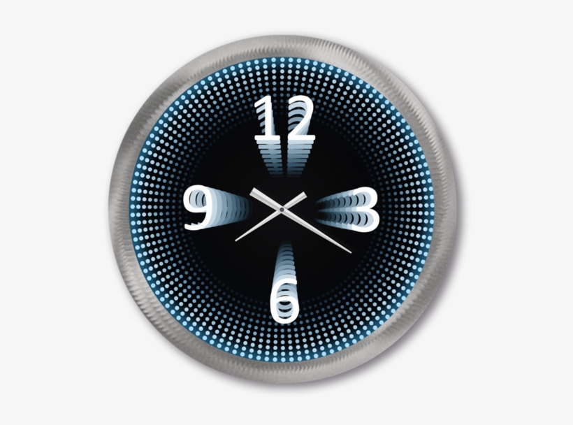"infinity Numbers" - Wall Clock - " - Infinity Light Clock PNG Image ...