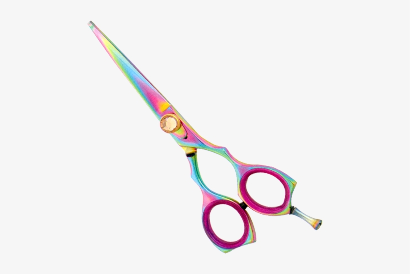 Professional Barber Scissor Titanium Coated - Scissors PNG Image ...
