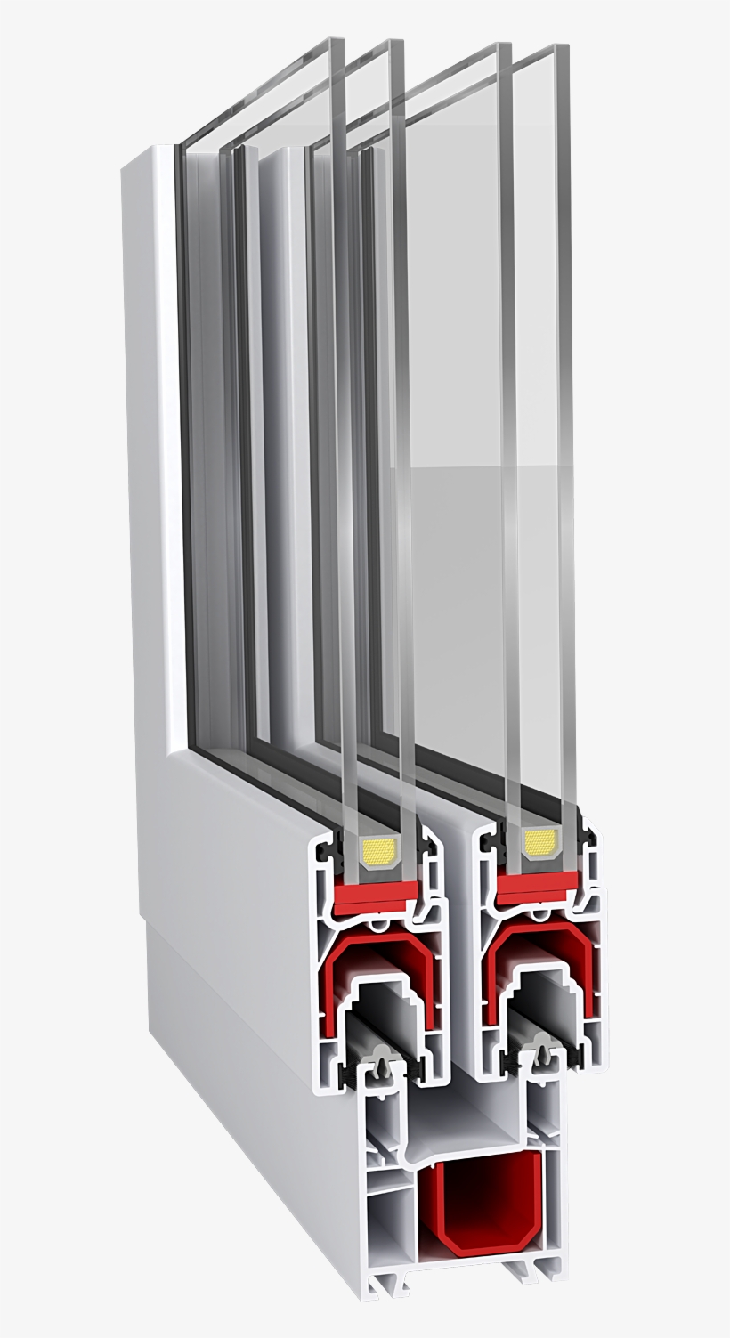 Aluplast Schiebefenster - Upvc Sliding Window Profile PNG Image ...