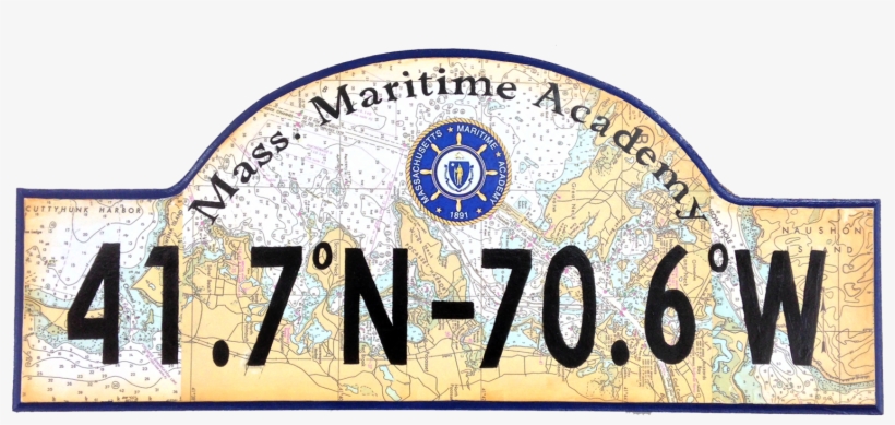 "geo Sign With Nautical Map" By Marylee H - Massachusetts Maritime ...