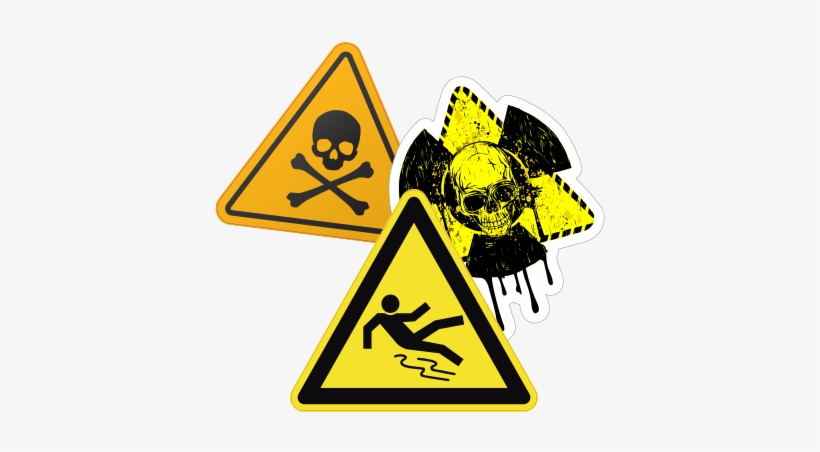 Caution Sign Stickers And Decals - Warning Slip Png PNG Image ...