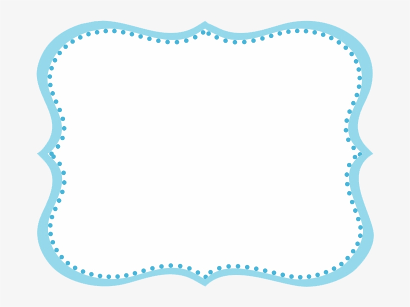 Download Moldura Arabesco Azul Png - Cuadro Para Invitacion Png ...