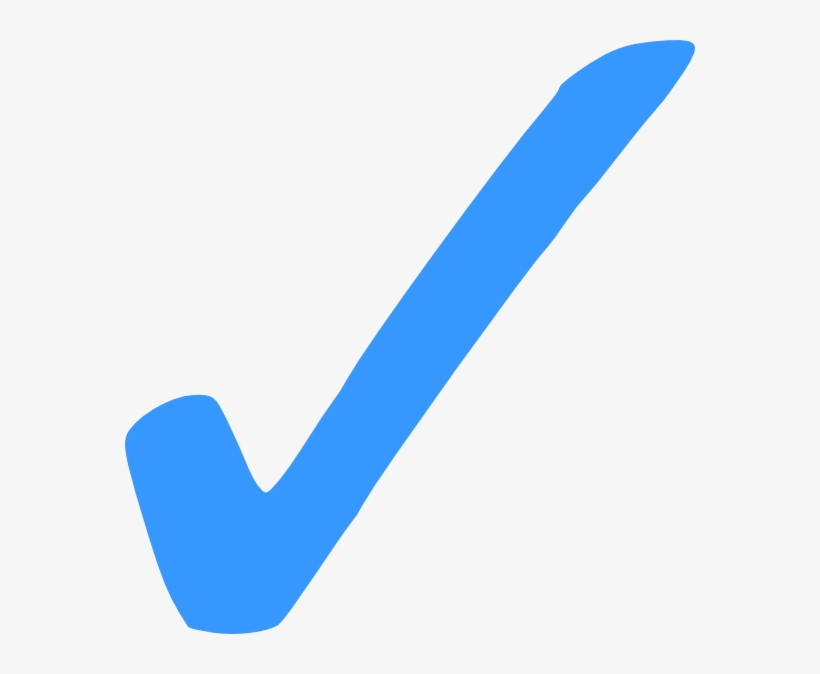 Download Small - Light Blue Check Mark | Transparent PNG Download | SeekPNG