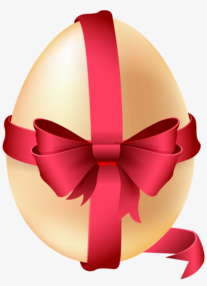 Easter Egg With Ribbon PNG Image | Transparent PNG Free Download on SeekPNG