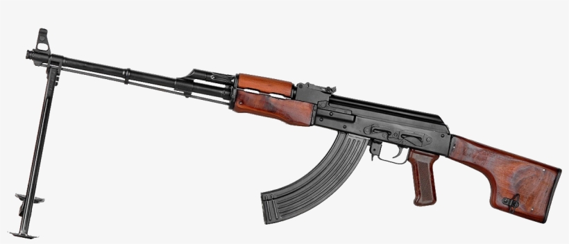 62mm Light Machine Gun Rpk - Ppk Machine Gun PNG Image | Transparent ...