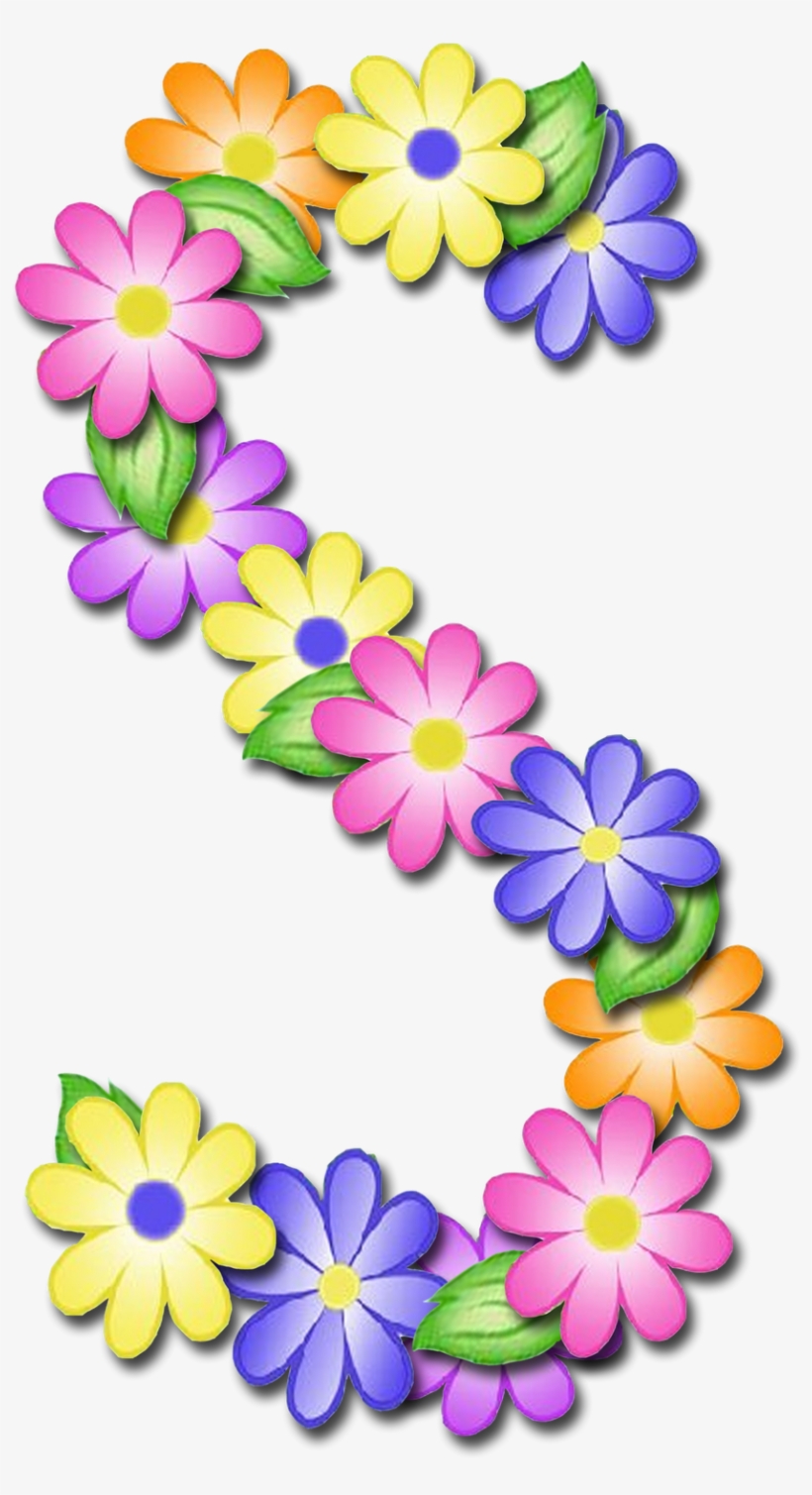 Download Alfabeto De Primavera Letras Em Png - Flower Alphabet Letters ...
