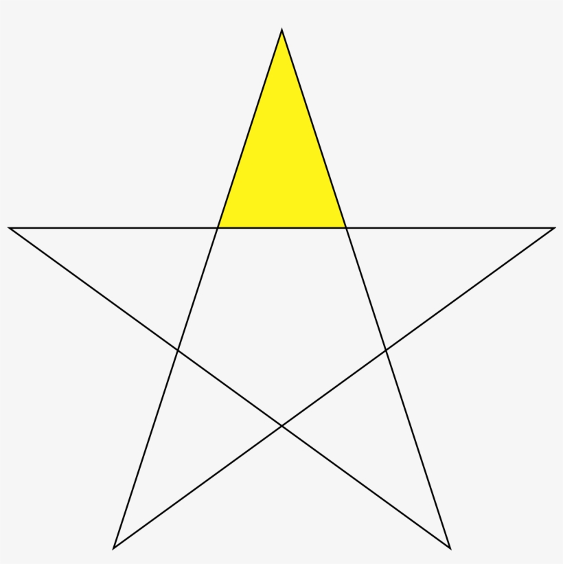 Open - Golden Triangle Pentagram PNG Image | Transparent PNG Free ...