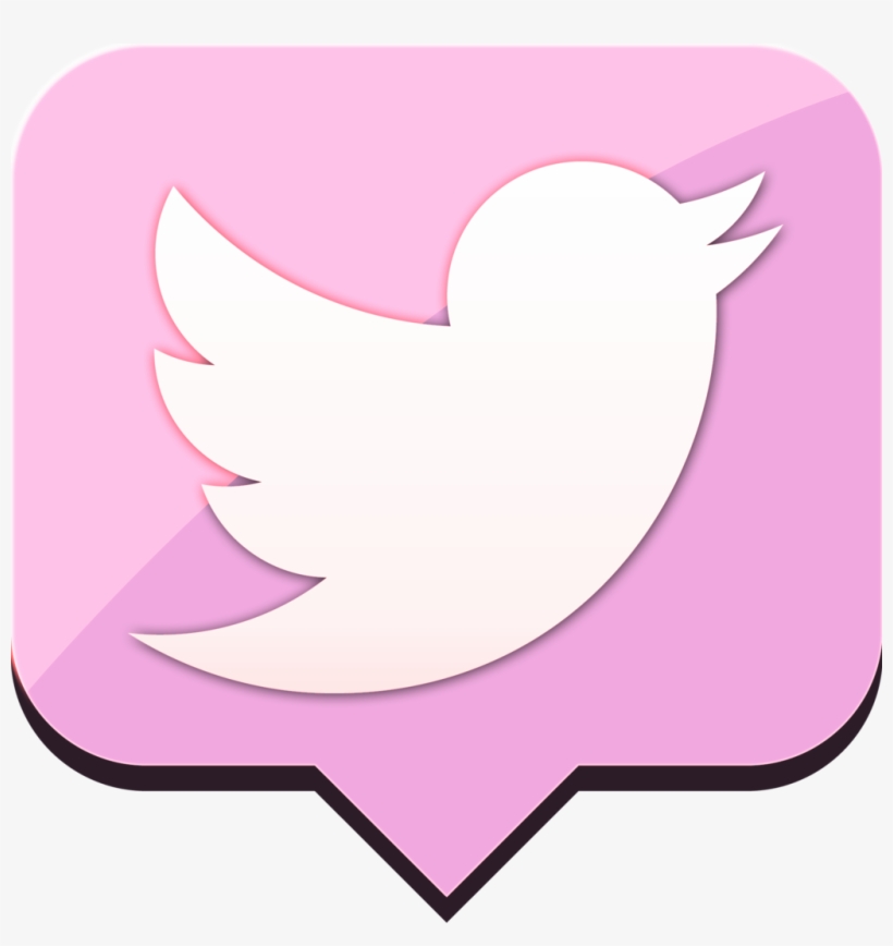 Download Pink Twitter Instagram Icons - Twitter Logo Png Pink ...