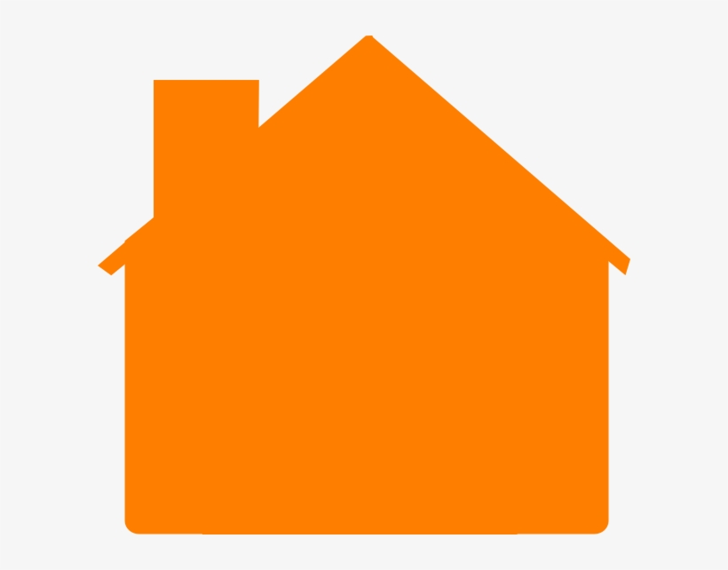 Download Homes Vector Simple House Picture Freeuse Stock - Orange House ...
