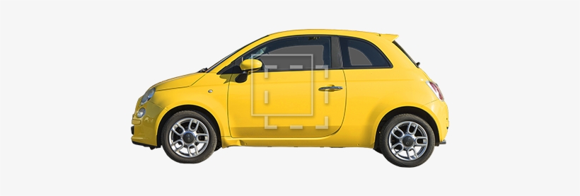 Round Yellow Car Side View - Car Side View Png PNG Image | Transparent ...