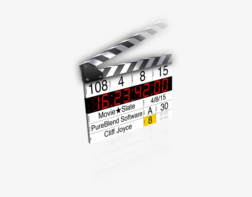 Movieslate Clapperboard And Slate Image - Printing PNG Image ...