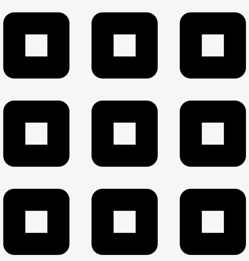 Download Grid View Icon - Icon | Transparent PNG Download | SeekPNG