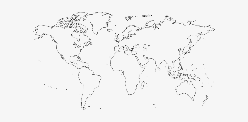 Download Grid Clipart Map Grid - World Map Black And White ...