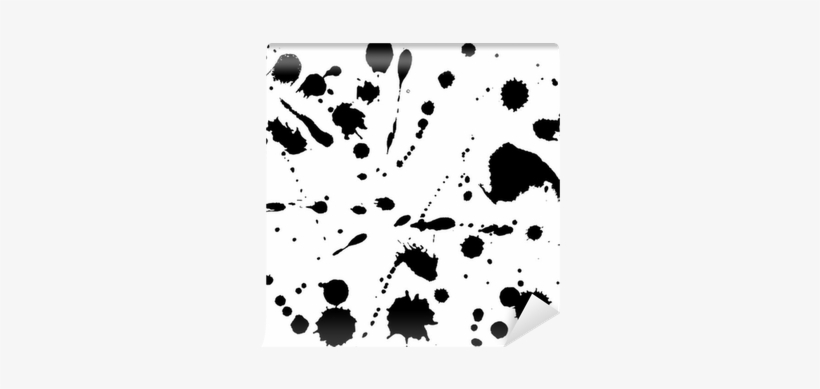 Set Collection Of Ink Blot Isolated On White Background - Ink PNG Image ...