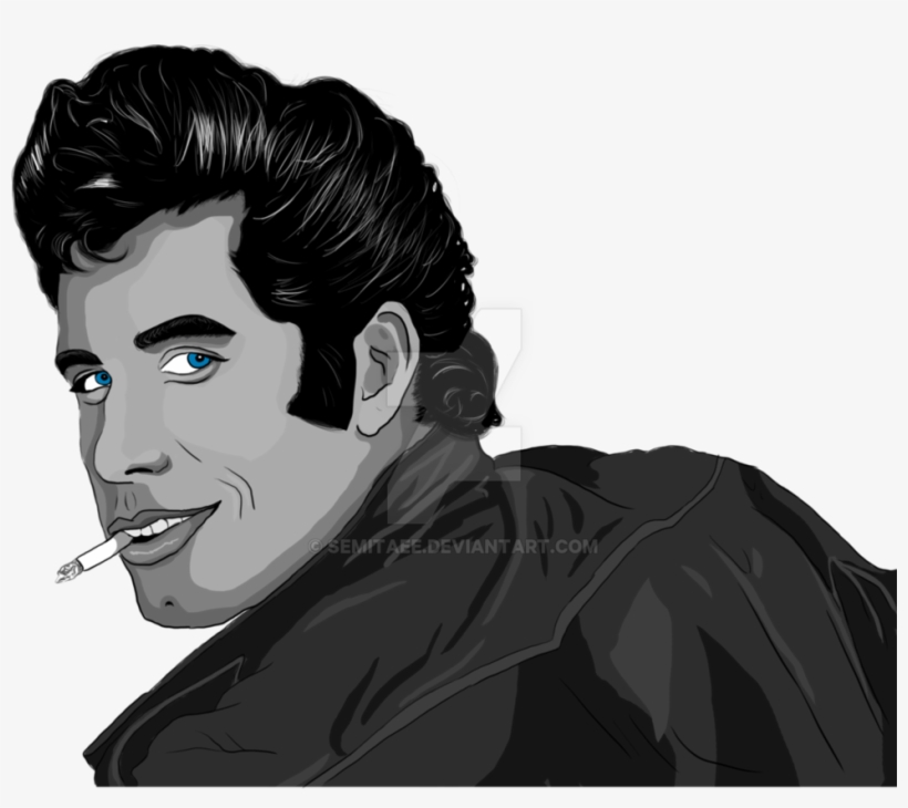 Download Danny Zuko By Marta Kurzyńska [ - Grease Danny Drawing ...