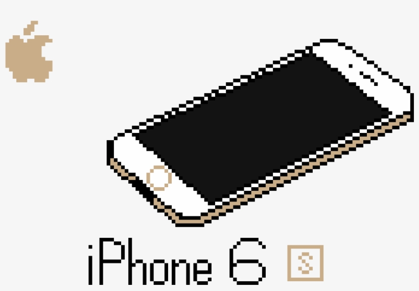 Iphone 6s - Pixel Art Iphone 6 PNG Image | Transparent PNG Free ...
