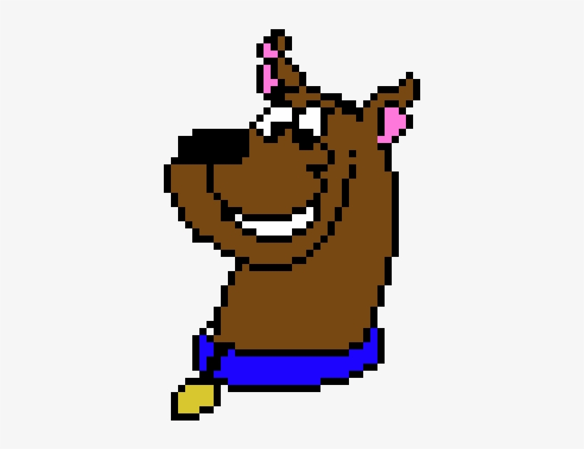Scooby Doo - Minecraft Pixel Art Tem PNG Image | Transparent PNG Free ...