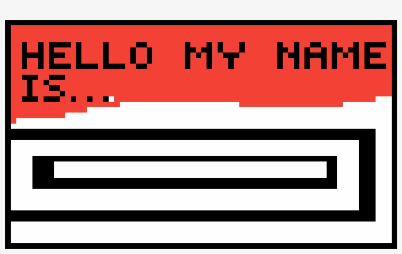 Hello My Name Is - Game Over PNG Image | Transparent PNG Free Download ...