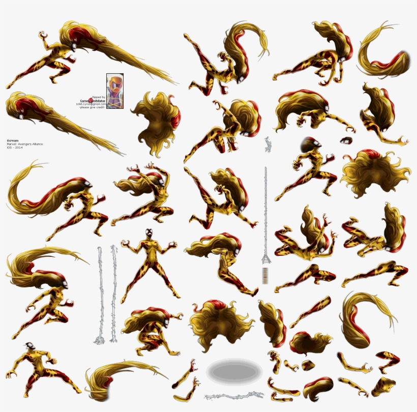 Click For Full Sized Image Scream - Scream Marvel Comics PNG Image ...