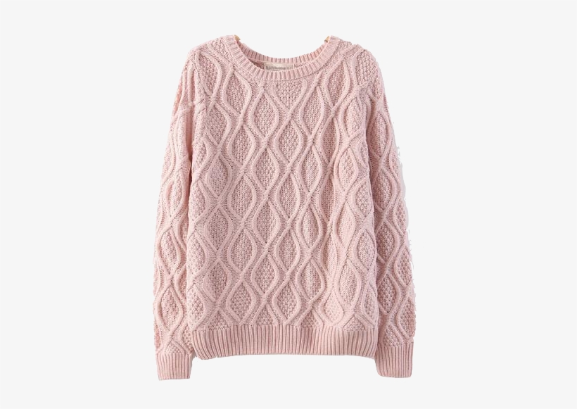 Pink Knit Sweater - Sweater PNG Image | Transparent PNG Free Download ...