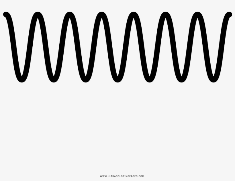 Wavy Line Coloring Page - Calligraphy PNG Image | Transparent PNG Free ...
