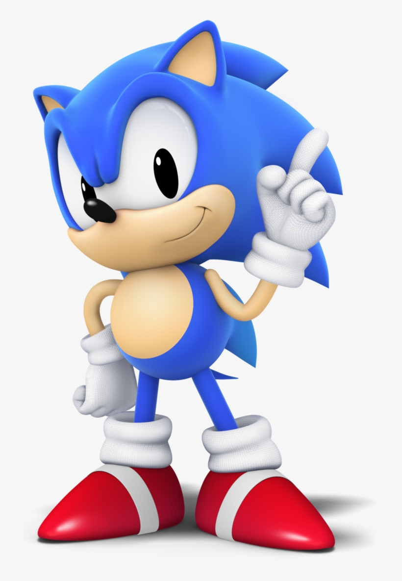 Go To Image - Classic Sonic 3d Png PNG Image | Transparent PNG Free ...