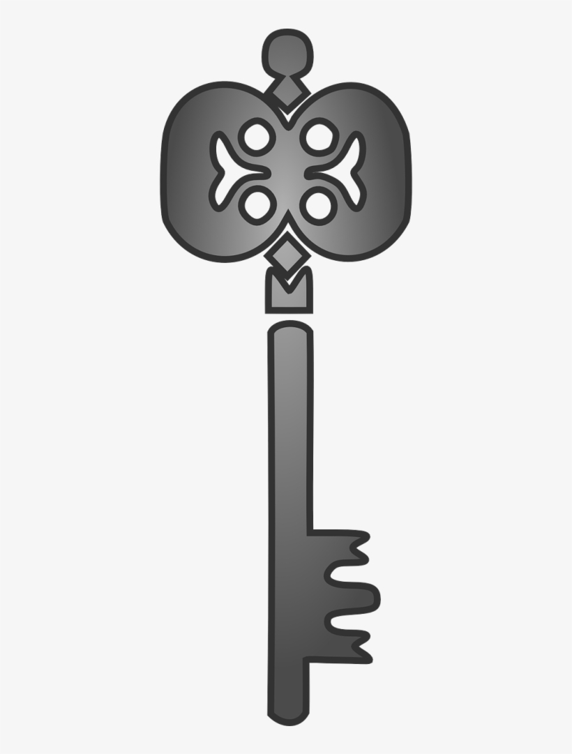 Fancy Skeleton Key Clipart